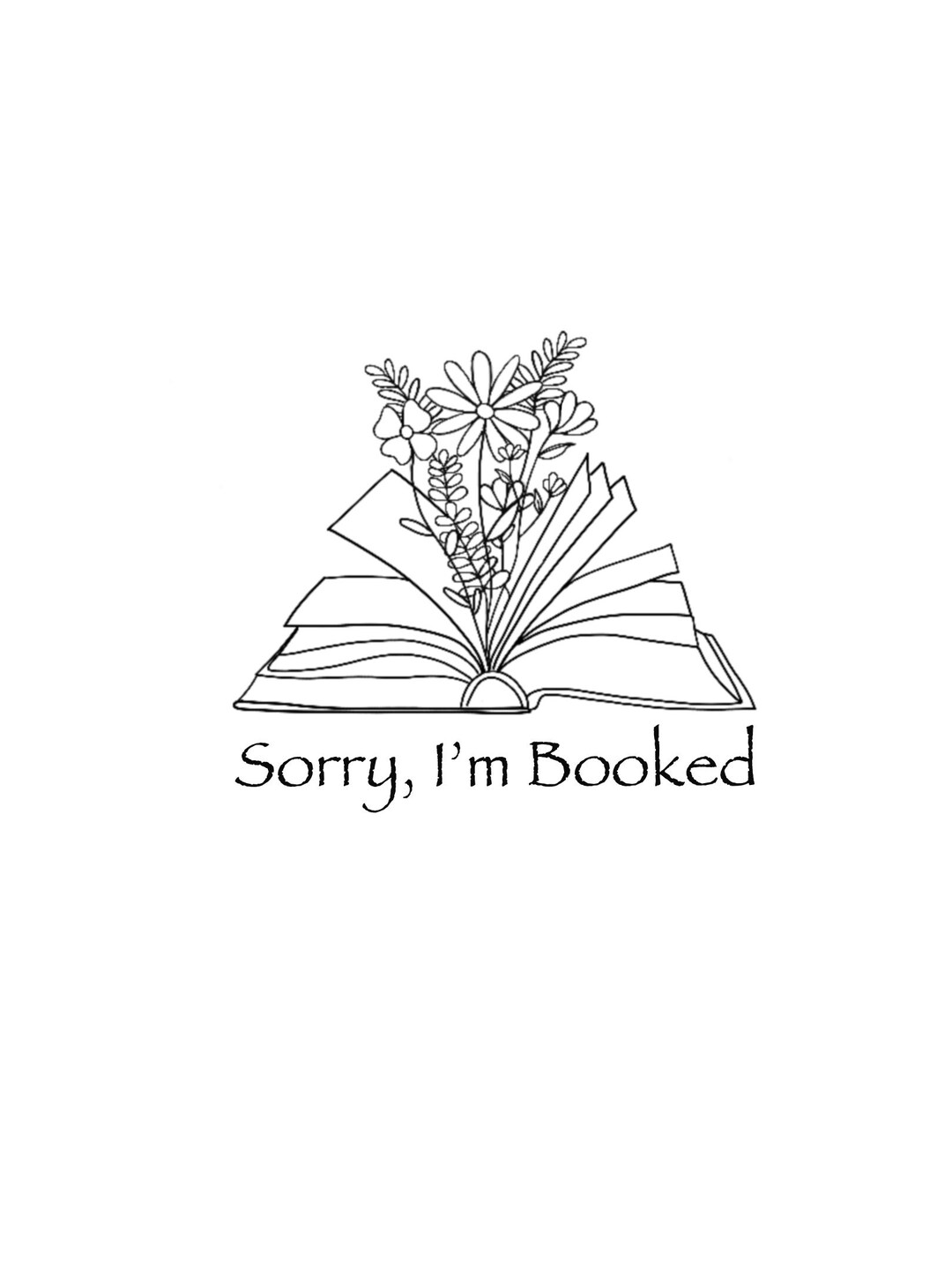 Sorry, I’m Booked PNG - Etsy