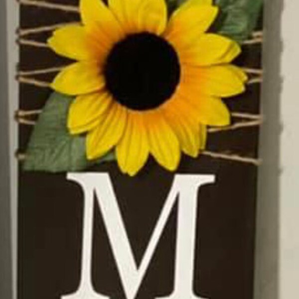 Sunflower Porch Sign - Etsy