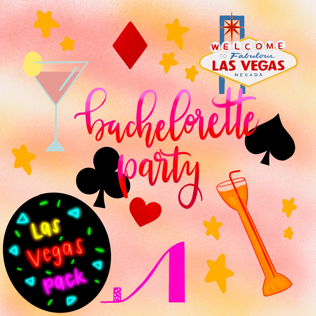 INSTANT DOWNLOAD Bachelorette Graphics - Las Vegas Theme - Etsy