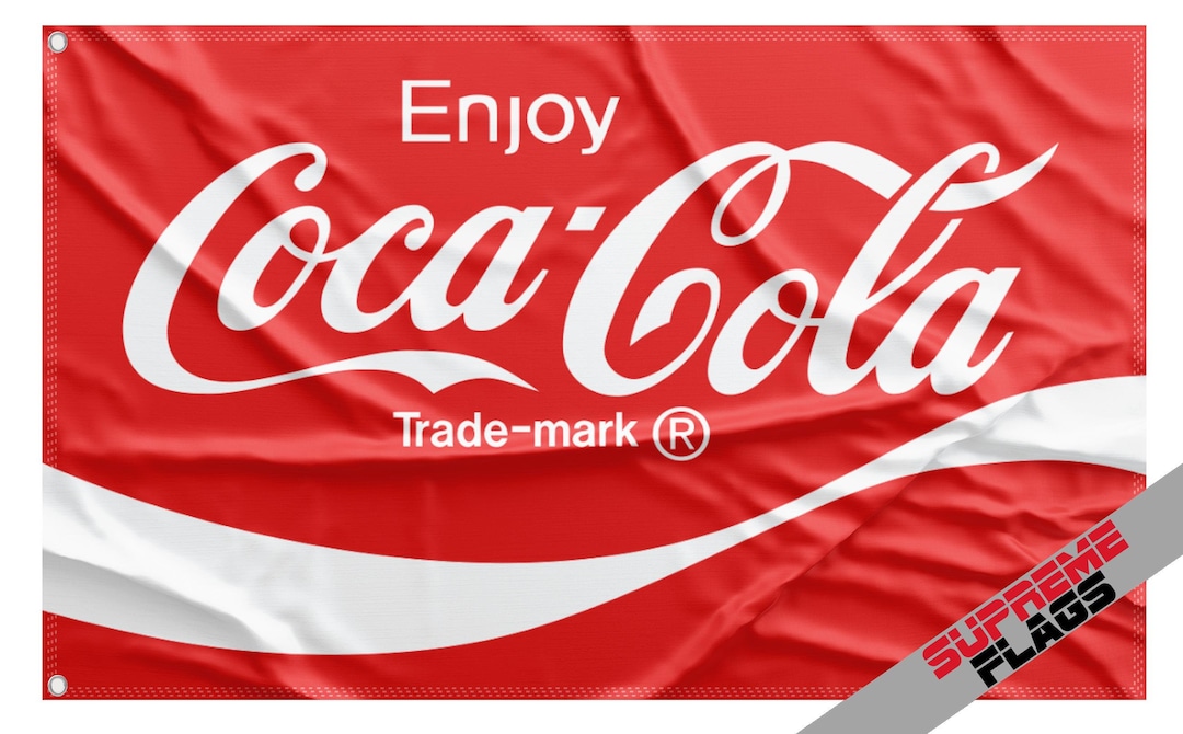 Coca Cola Flag Banner 3x5 Ft Soda Bar Man Cave Garage - Etsy