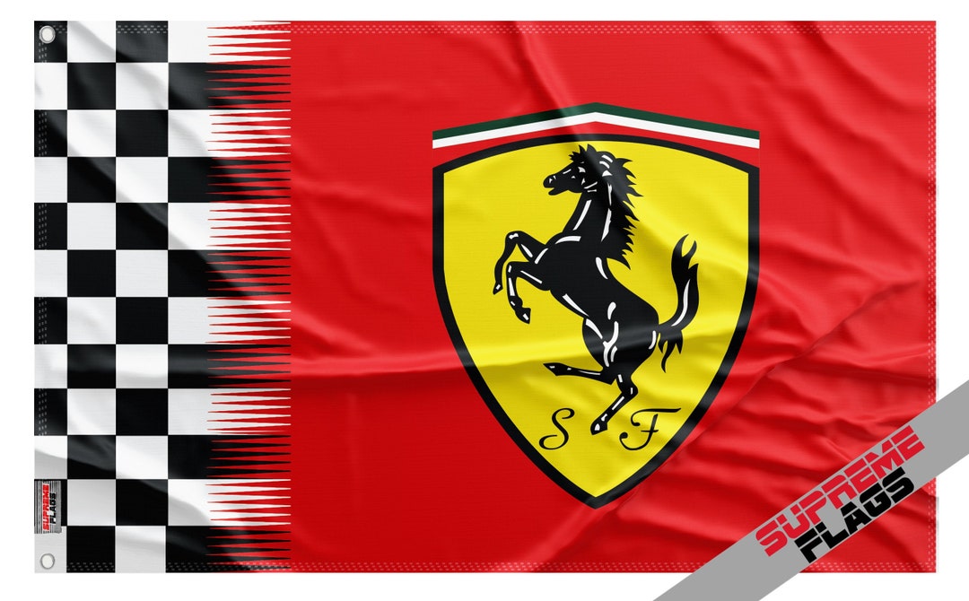 Ferrari Racing F1 Flag 3x5 Ft Banner Scuderia - Etsy