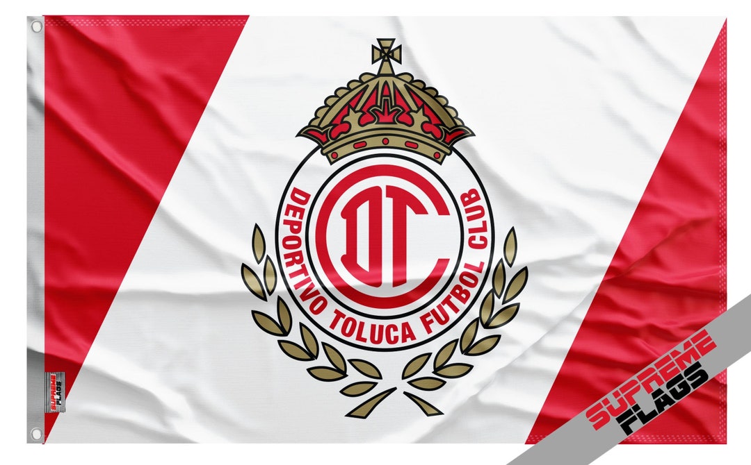 Toluca Flag Banner 3x5 Ft Mexico Futbol Soccer Bandera - Etsy