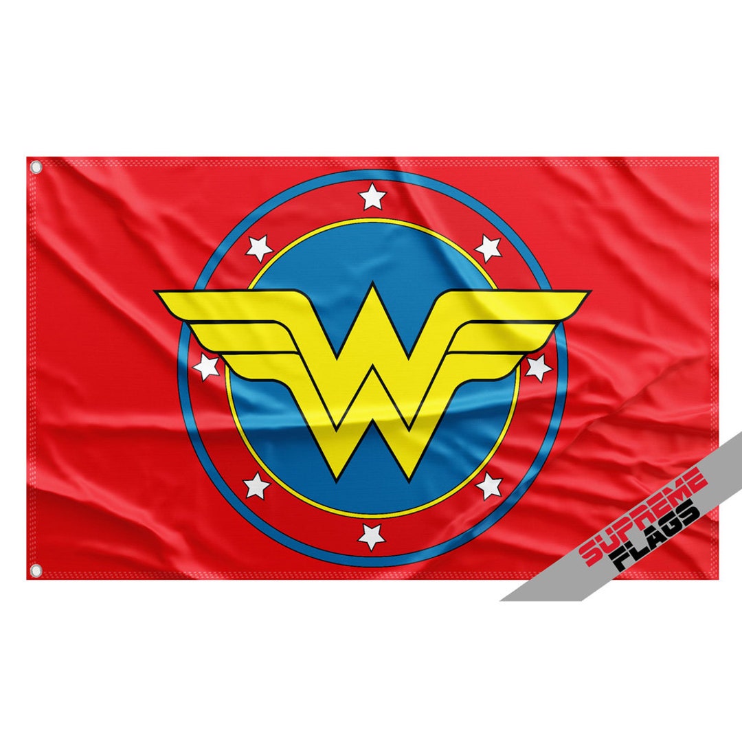 Wonder Woman Flag 3x5 Ft Banner DC Comics Justice League - Etsy