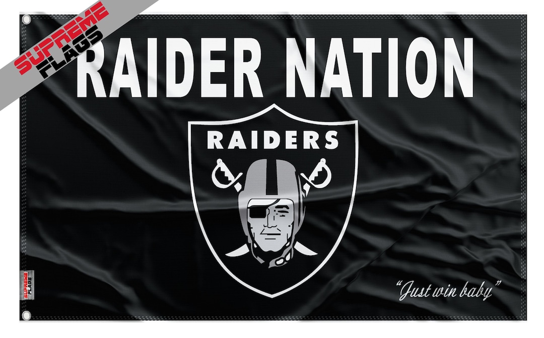 Raider Nation Flag 3x5 Ft Banner - Etsy
