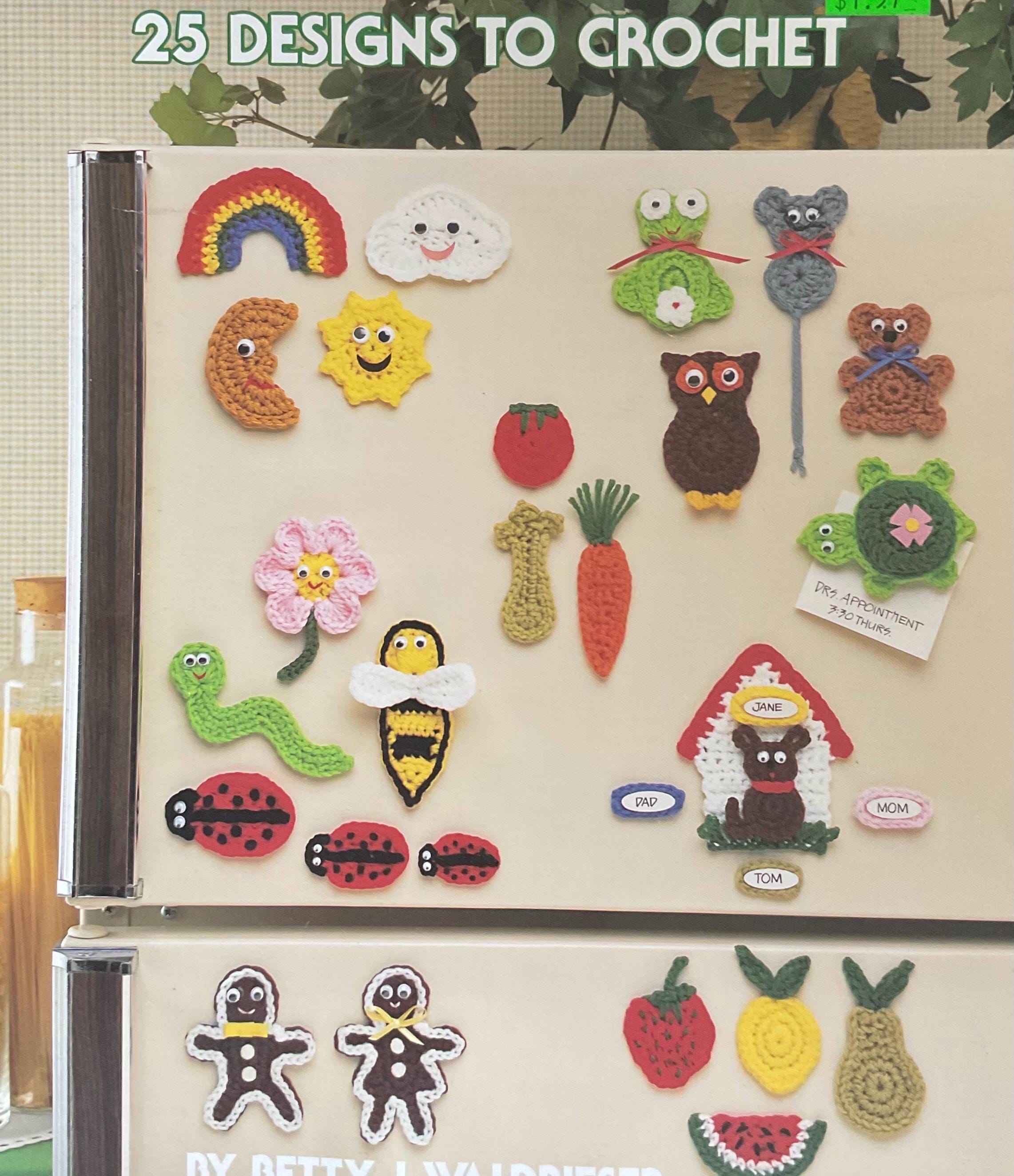 25 Vintage Crochet Magnet Pattern Collection | 25 Timeless Designs ...
