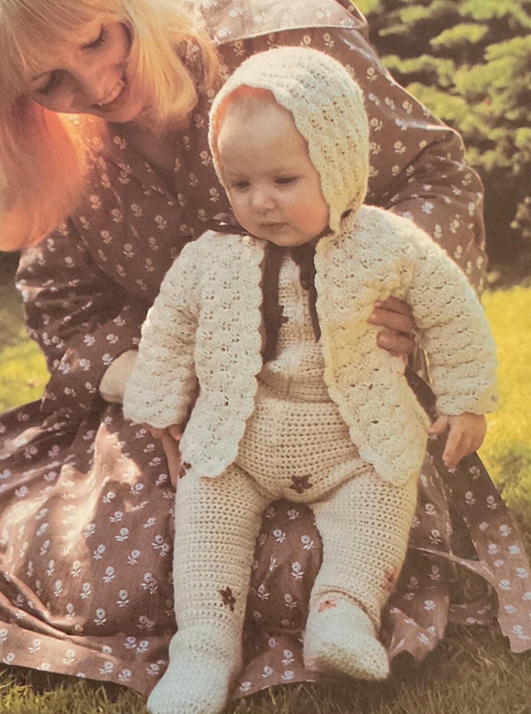 Vintage Baby Hooded Coat – Crochet Pattern – PDF Download - Etsy