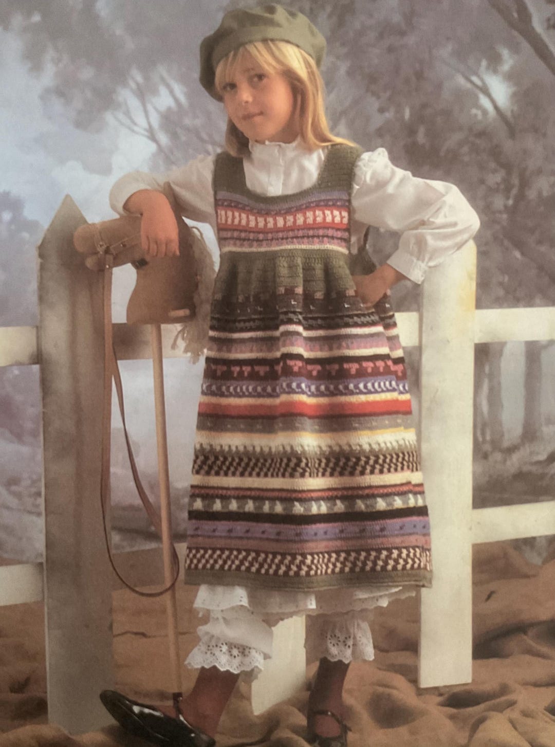 Vintage Fair Isle Dress Crochet Pattern – PDF Download - Etsy