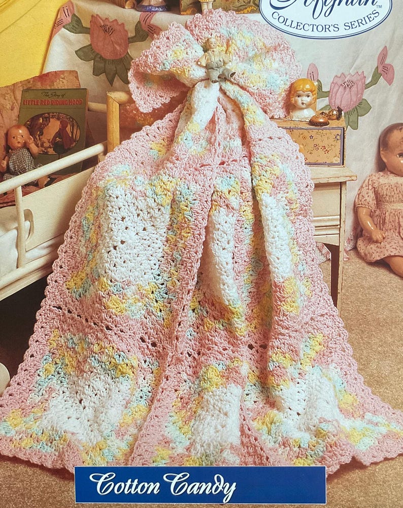 Vintage Baby Afghan Crochet Pattern | Classic Blanket Design | Digital ...