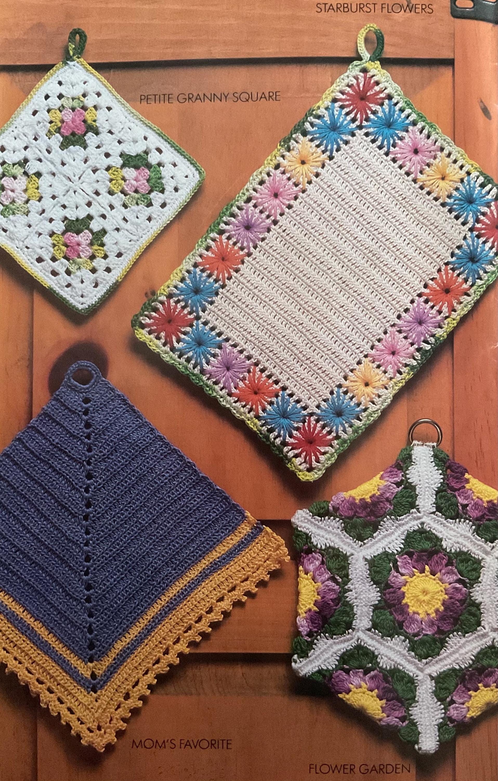 12 Vintage Potholder Crochet Patterns – PDF Download - Etsy