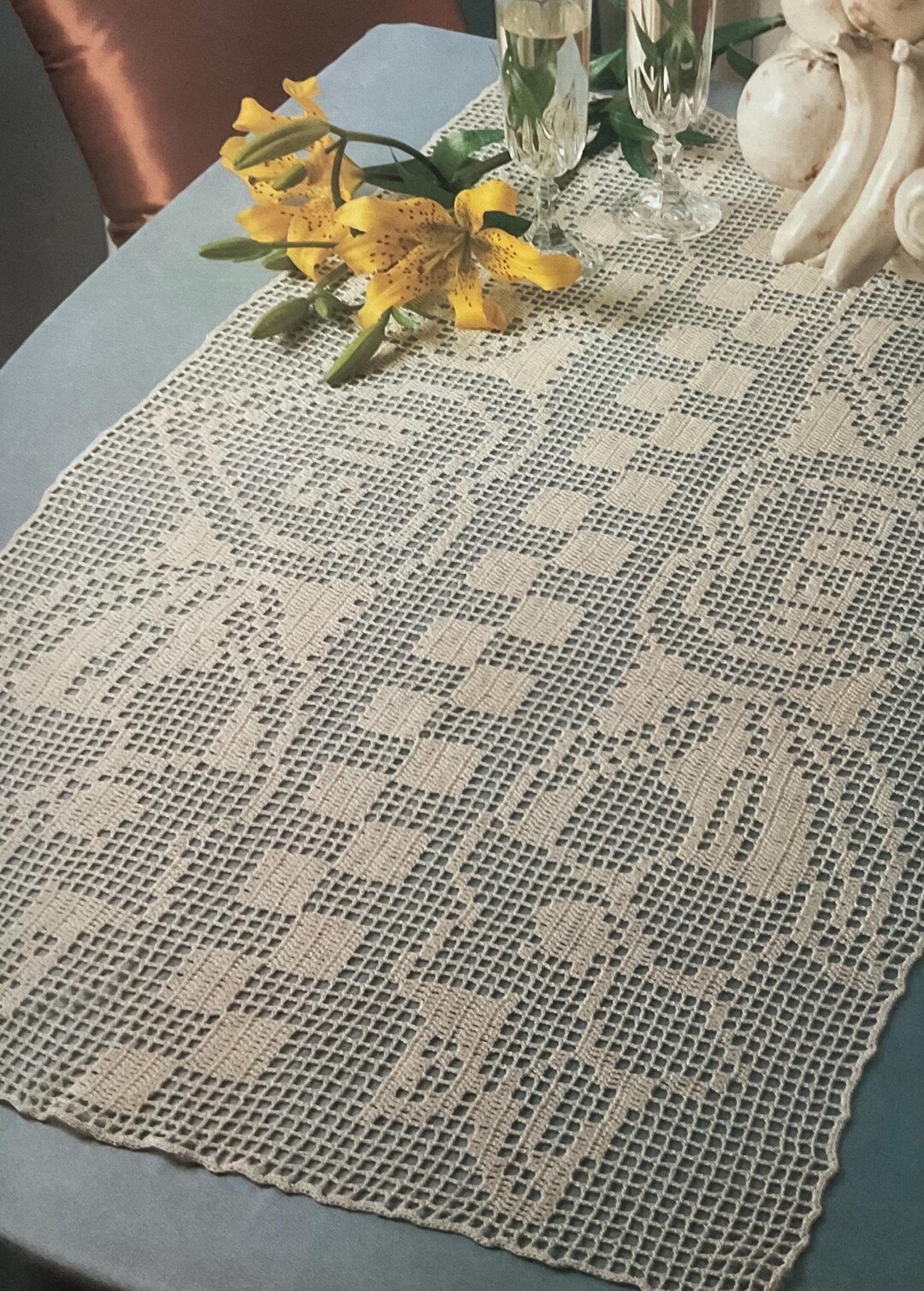 Vintage Bells Filet Crochet Pattern – PDF Download - Etsy