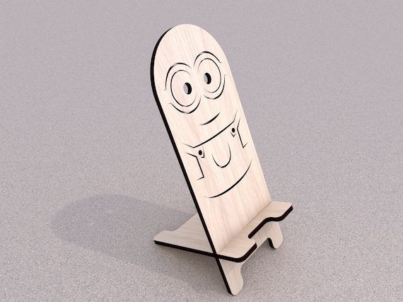 Phone Stand Laser Cut File. Phone Holder SVG File. Mobile - Etsy UK
