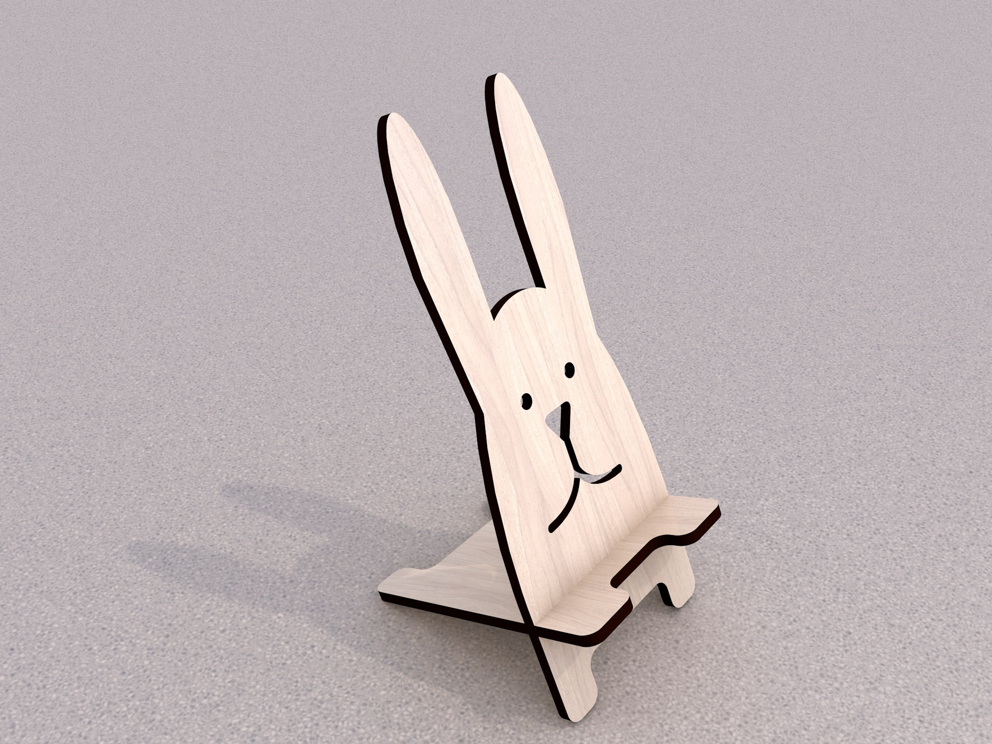 Bunny Phone Stand. Phone Stand Laser Cut File. Phone Holder SVG File ...