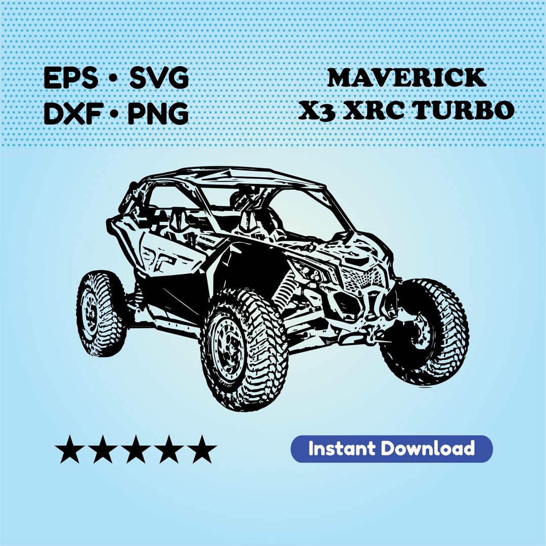 Off Road Buggy Car SVG Files for Cricut. Maverick Vector File - Etsy Canada