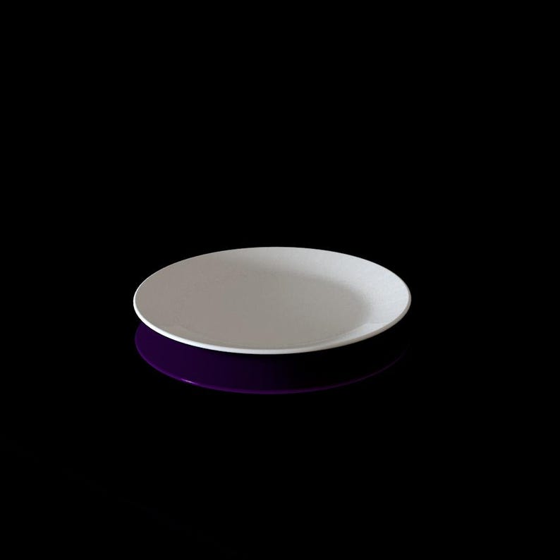 Miniature Dishware Set 1:12 | Plate, Small Side Plate, Soup Bowl, Small ...