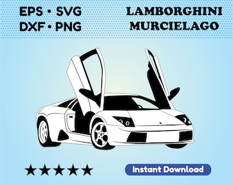 Lamborghini Svg - Etsy