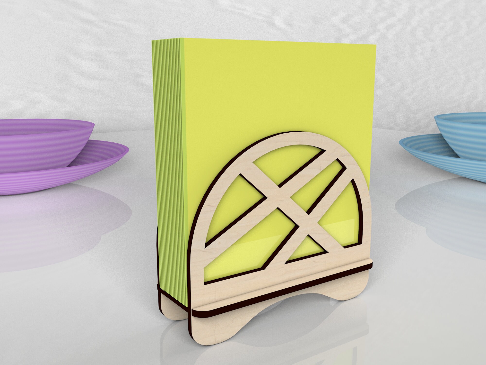 Napkin Holder Laser Cut File. Napkin Holder SVG File. Napkin Wooden ...