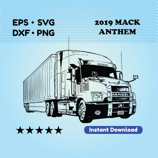 Mack Truck Dxf - Etsy