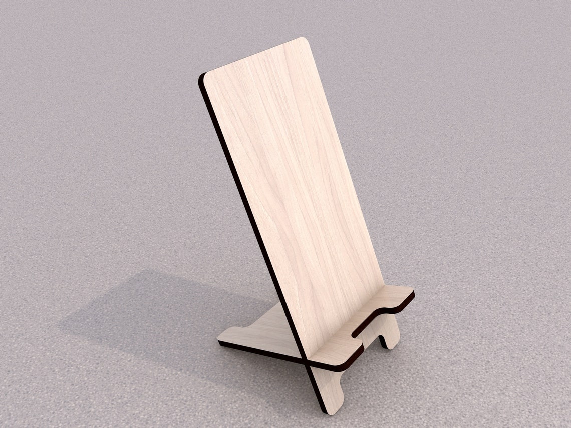 Phone Stand Laser Cut File. Phone Holder SVG File. Mobile - Etsy