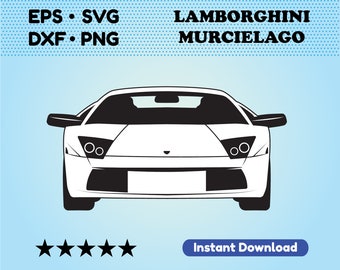 Lamborghini Dxf File - Etsy