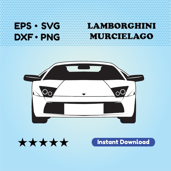 Cricut Lamborghini Svg - Etsy