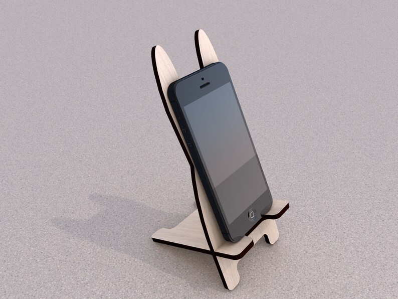 Bunny Phone Stand. Phone Stand Laser Cut File. Phone Holder SVG File ...