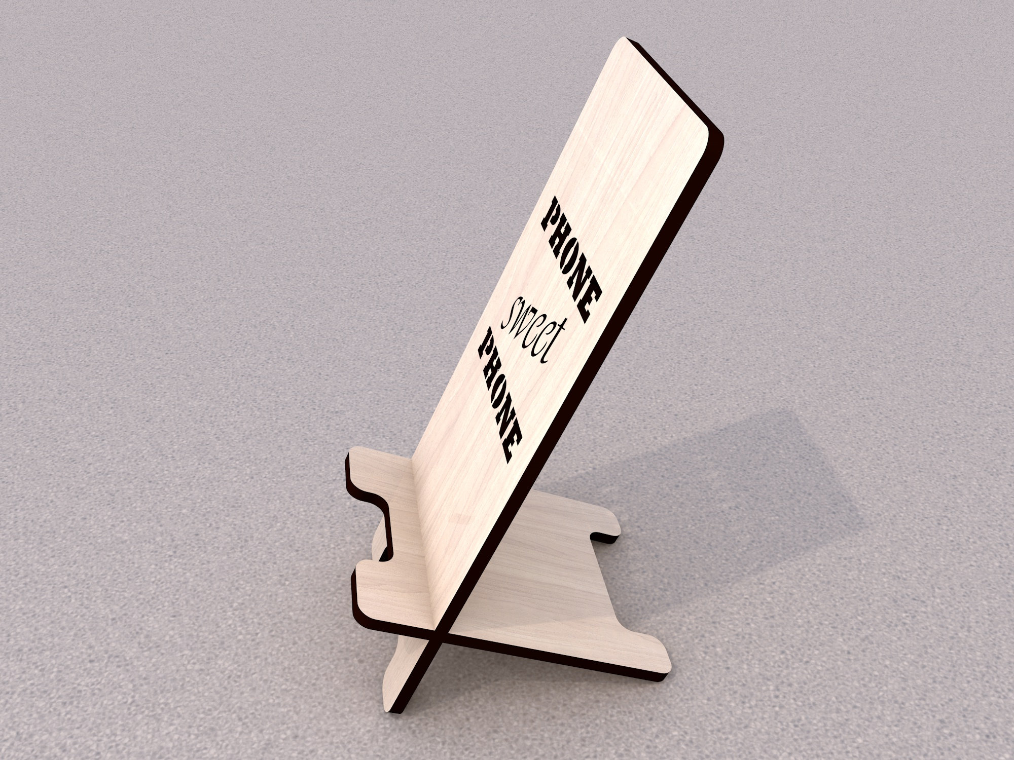 Phone Sweet Phone. Phone Stand Laser Cut File. Phone Holder SVG File ...