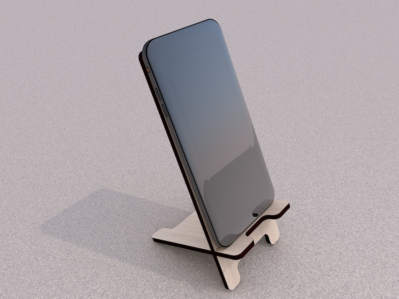 Phone Stand Laser Cut File. Phone Holder SVG File. Mobile - Etsy