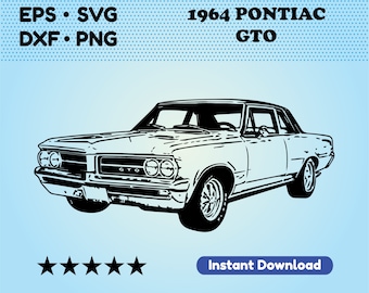 Pontiac Gto Svg - Etsy