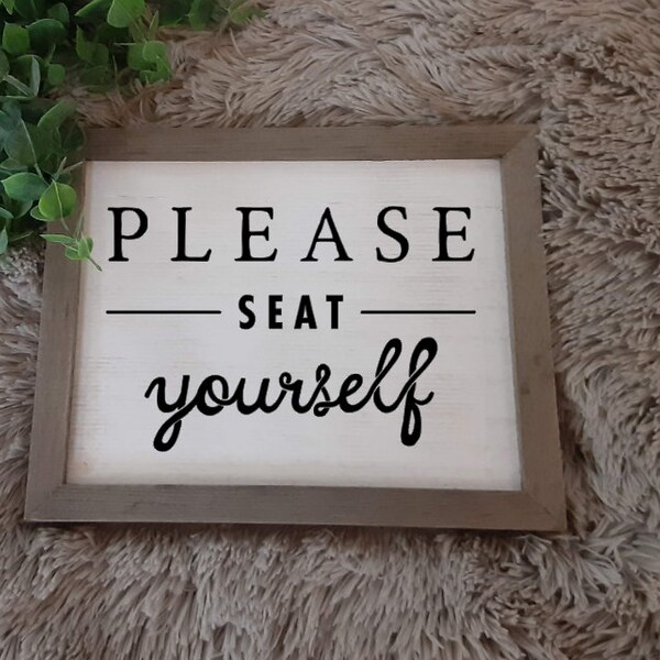 Please Seat Yourself - Etsy