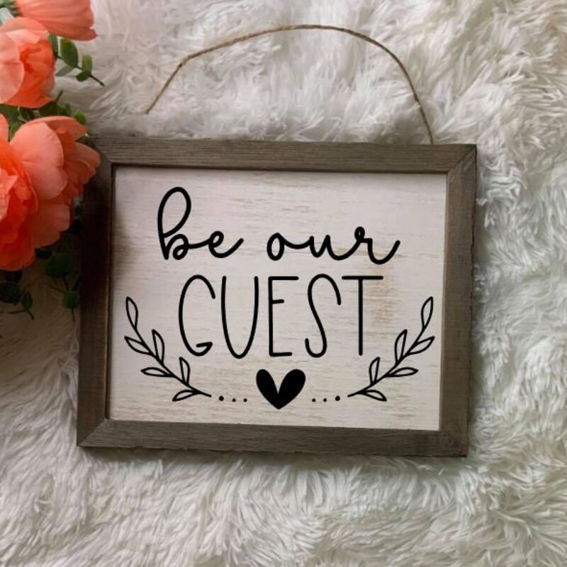 Be Our Guest Sign - Etsy