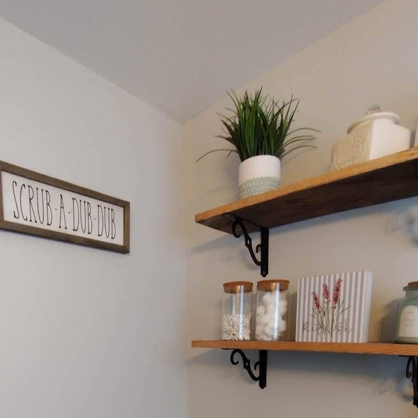 Scrub a Dub Dub Sign - Etsy