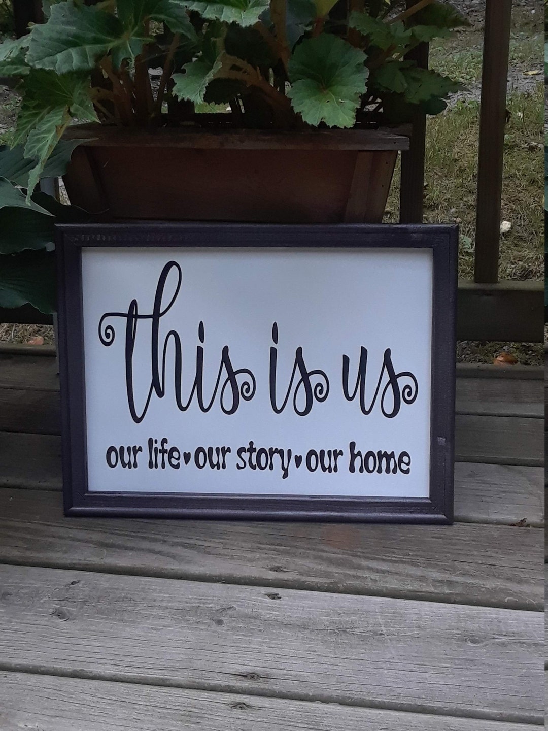 This is Us Our Life Our Story Our Home Sign, This is Us Sign, Farmhouse ...