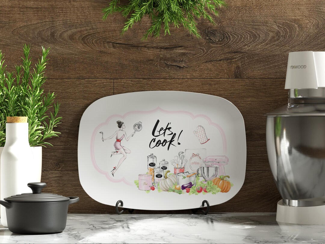 Personalized Serving Platter | Unbreakable FDA Food Safe, Hostess Gift ...
