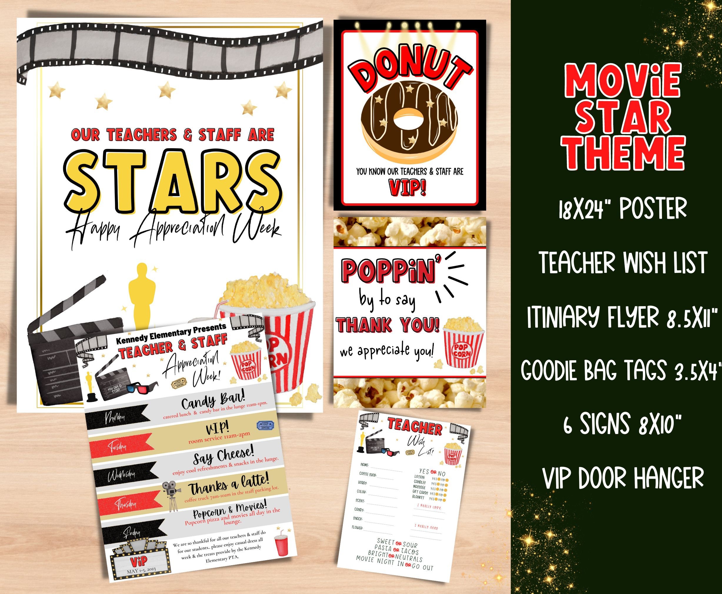 Star Of The Week Poster Template