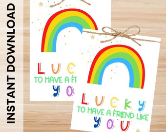 Instant Download Lucky to Have You in My Class Gift Tag, Printable ...