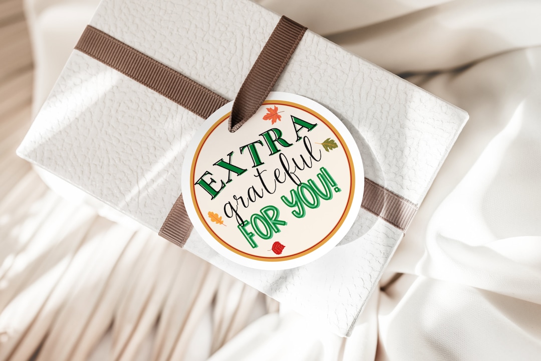 Fall EXTRA Gum Appreciation Tag for Nurse, Teacher, Employee. - Etsy