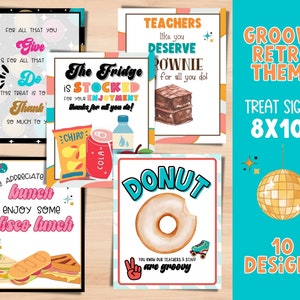 Groovy Retro Teacher Appreciation Week THEM BUNDLE. Groovy Teacher and ...