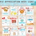 Nurses Appreciation Week LUNCH and Treat Signs. Donut Sign. Nurse ...