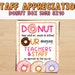 Fall Donut Know What We Would Do Without You Staff - Etsy