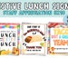 Lunch & Bruch Staff Appreciation Sign Bundle of 22. Nurse,teacher ...