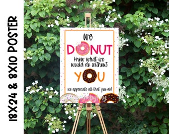 Donut Know What We Would Do Without You Staff Appreciation | Etsy