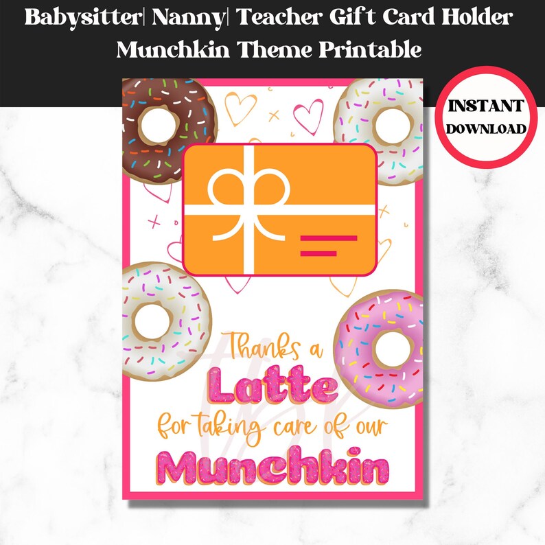 Teacher | Nanny | Gift Card Holder | Printable Valentin's for Kids ...