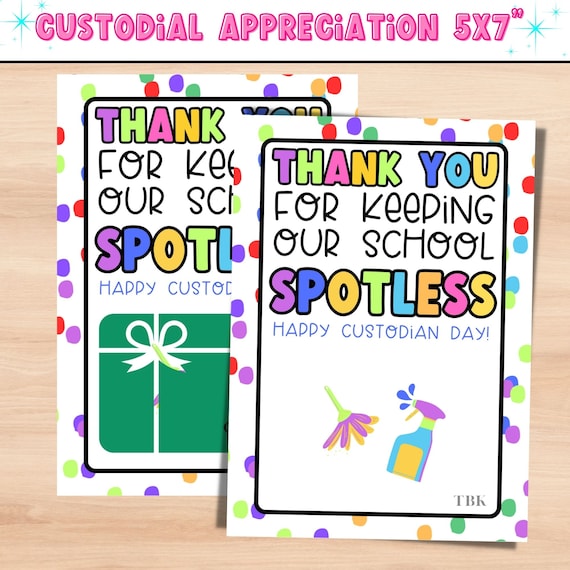 Thank You Note To Custodian School Custodian Receives 'kindness
