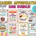 Teacher Appreciation Signs. 8x10 Staff Signs in 15 Designs. Donut ...