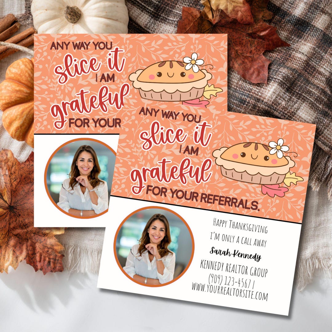 Fall Pi Gift Tag | Thankful for Clients Like You Fall Realtor Pop by ...