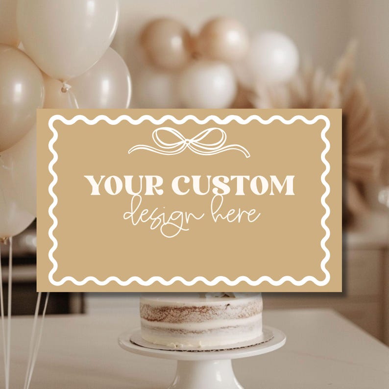 Editable Banner and Border Templates Digital Download | Hand Painted ...