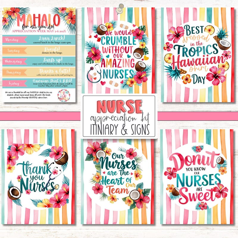 Nurse Week Signs - Etsy