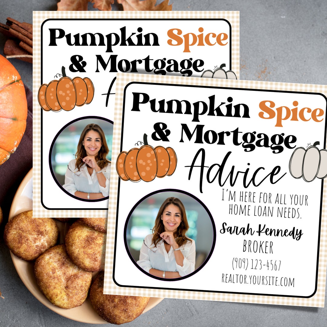 Fall Realtor Pop by Tag: Pumpkin Spice Mortgage (digital Download) - Etsy