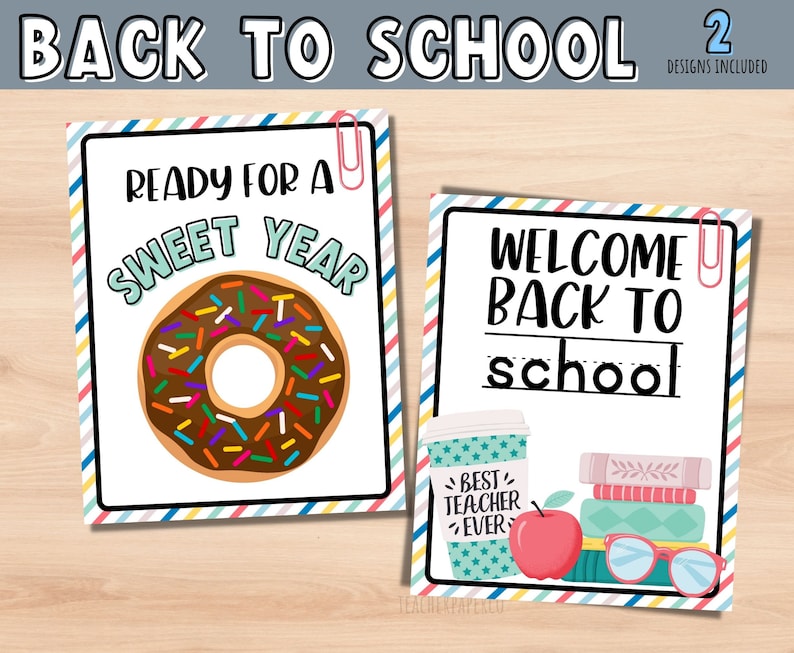 Donut Teacher Appreciation, Welcome Back to School. Ready for a SWEET ...