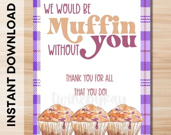 Muffin Without You - Etsy